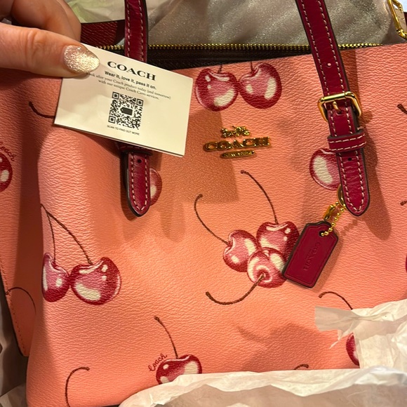 Coach | Bags | Brand New Cherry Print Coach Purse | Poshmark